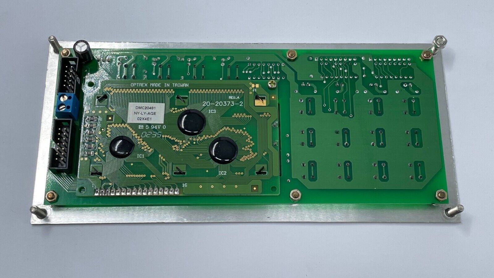 OPTREX DMC 20481 LCD Display DMC20481NY-LY-AGE 02X4E1 20-20373-2 Keypad ...