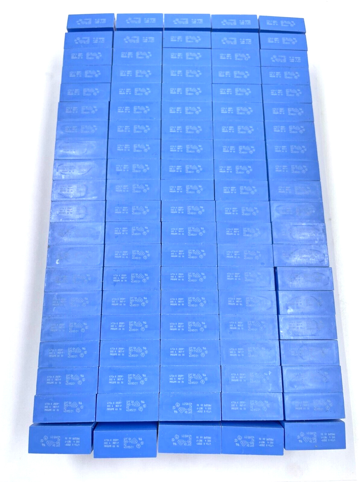 100 PCS - Philips 330-4 MKT-P 47uF 250V Paper Film Capacitor 48/85/21 ...