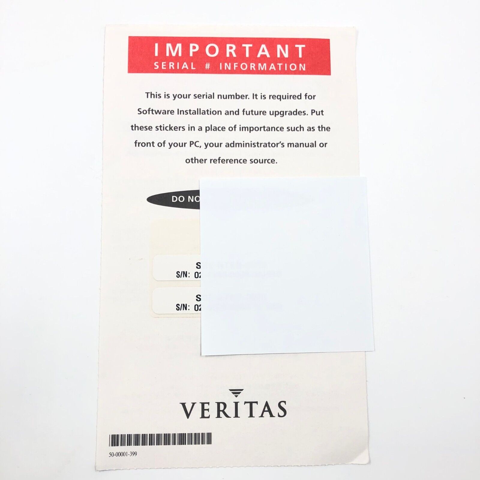 Veritas Backup Software Desktop CD's & Manual EXEC - YouElectric