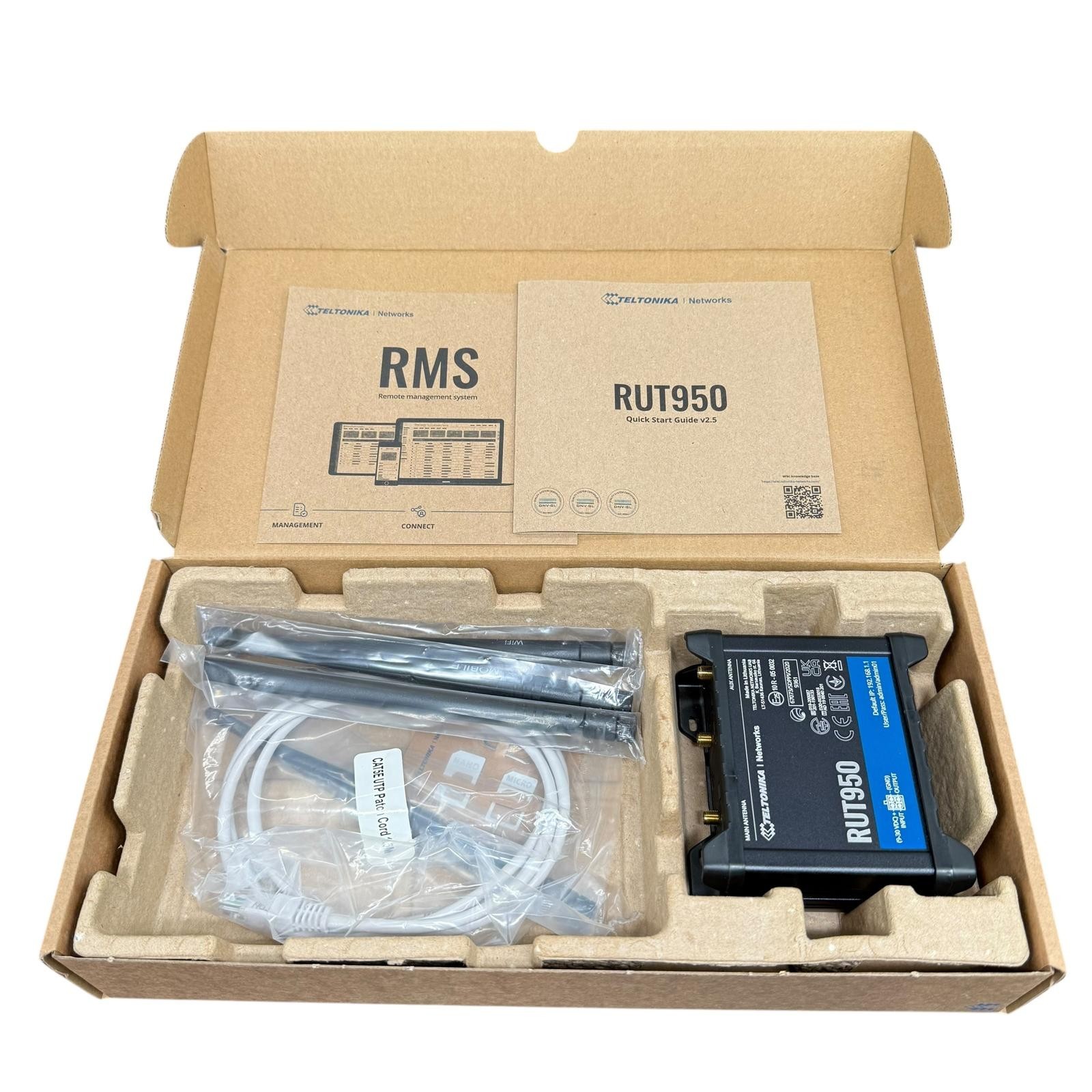 Teltonika RUT 950V022C0 4G / LTE / Wi-Fi / WAN Failover Router Dual ...